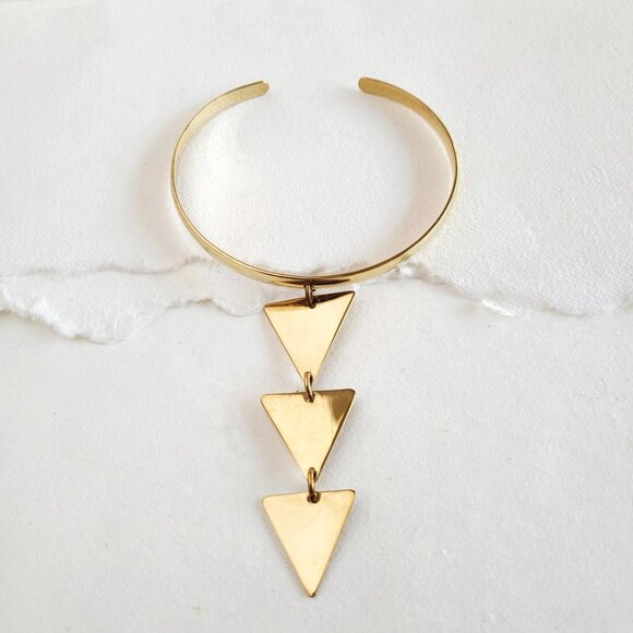 Jewelry | Armlet Or Forearm Bracelet Triple Triangle Pendant | Poshmark